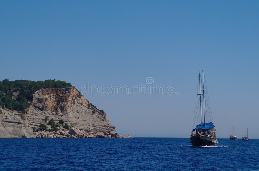 Yate de placer turco foto de archivo. Imagen de vela - 26602234