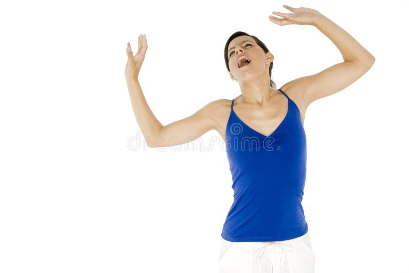 Yawn stock image. Image of person, casual, stretch, attractive - 1972639