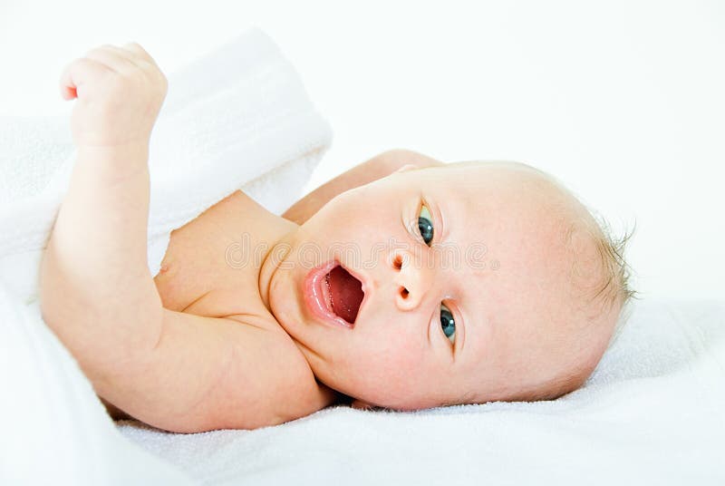 Yawning stock photo. Image of little, adorable, head - 12090976