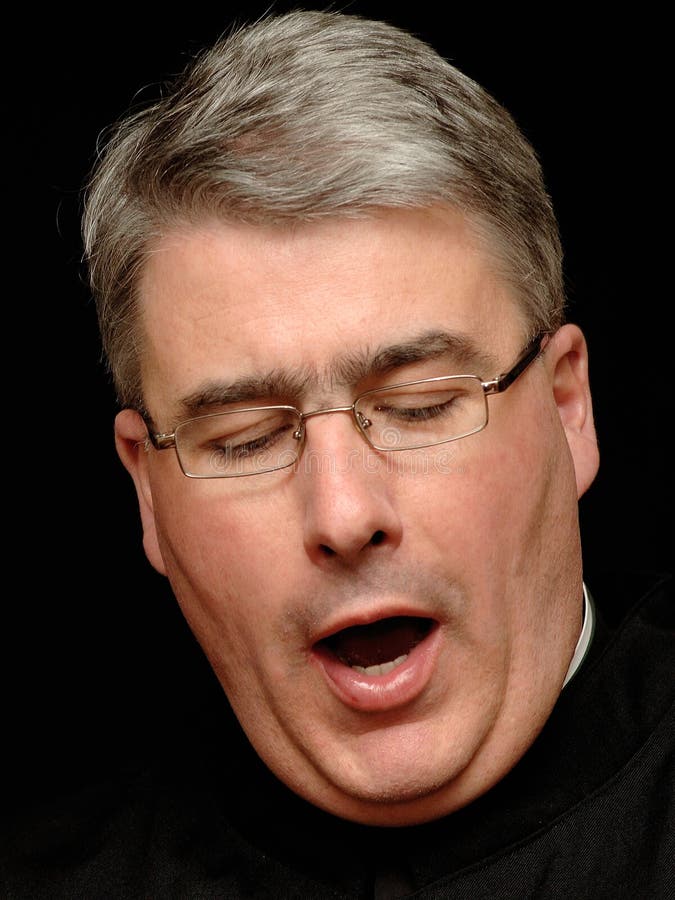 Worshipful priest stock image. Image of minister, black - 2150479