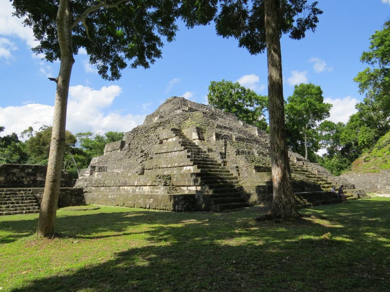 Yaxha - Mayan Ruins stock image. Image of background, history - 7376665