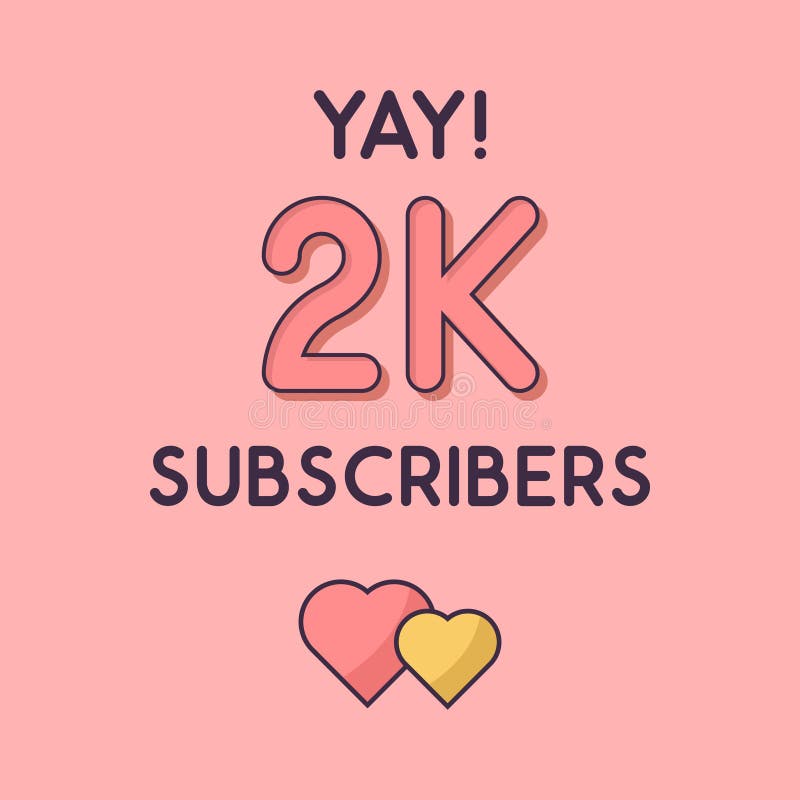 2k Subscribers Stock Illustrations – 152 2k Subscribers Stock ...