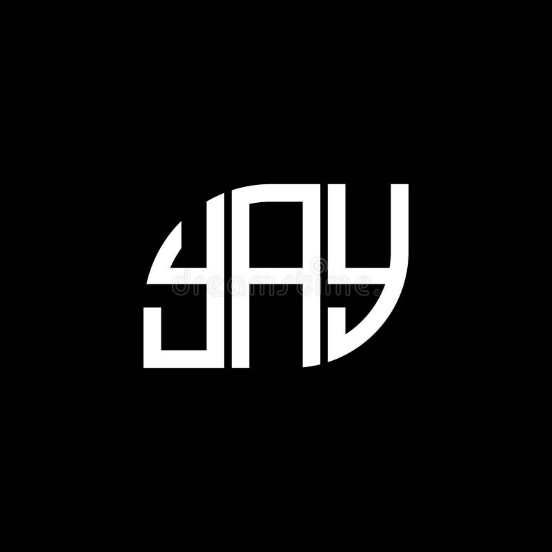 YAY Letter Logo Design on White Background. YAY Creative Initials ...