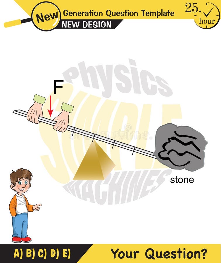 Physics, Lever Examples Vector Illustration, Simple Machines, Next ...