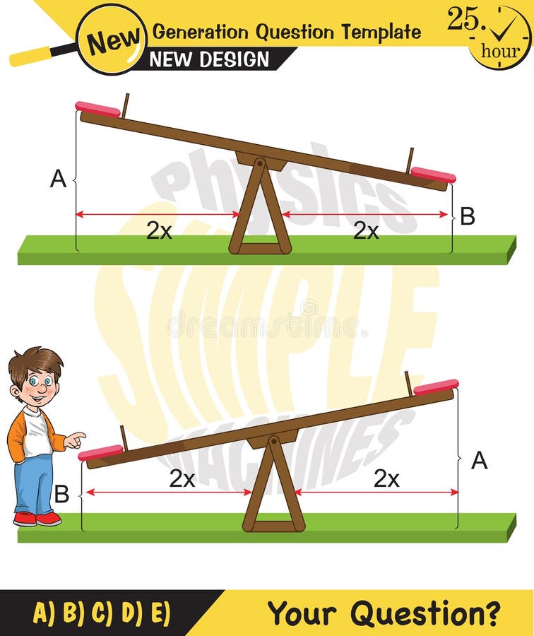 Physics, Lever Examples Vector Illustration, Simple Machines, Next ...