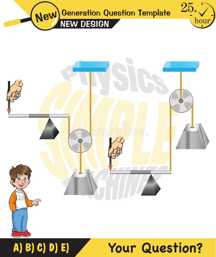 Physics, Lever Examples Vector Illustration, Simple Machines, Next ...