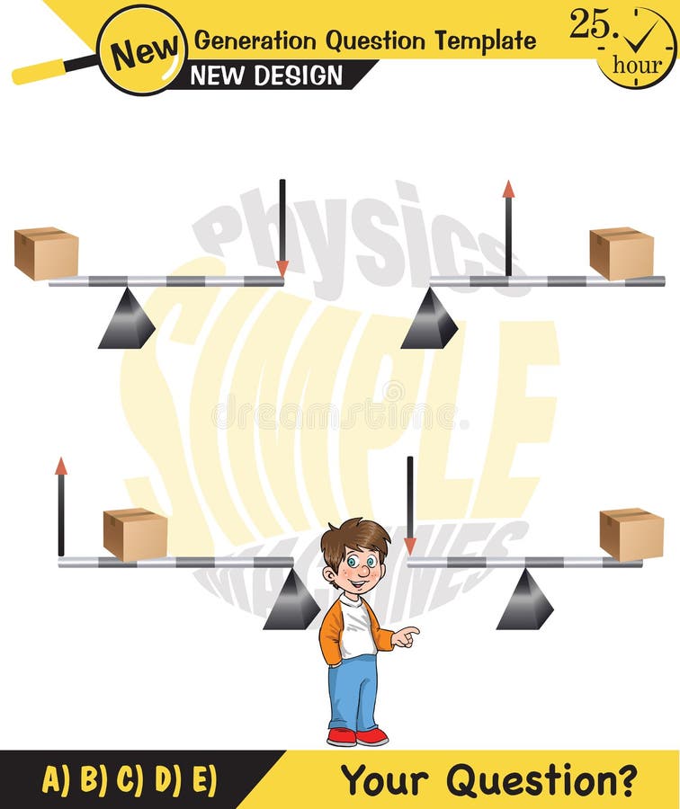 Physics, Lever Examples Vector Illustration, Simple Machines, Next ...