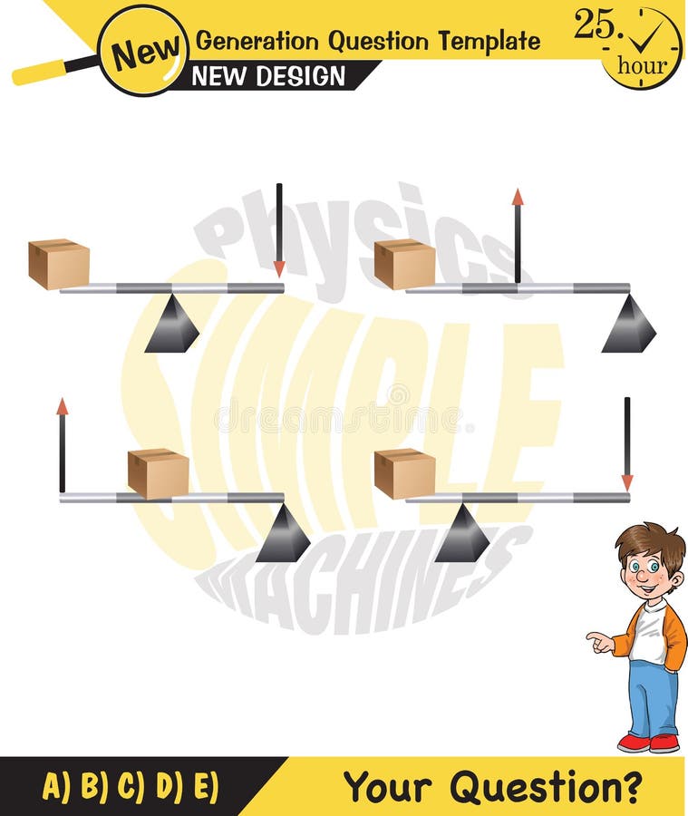 Physics, Lever Examples Vector Illustration, Simple Machines, Next ...