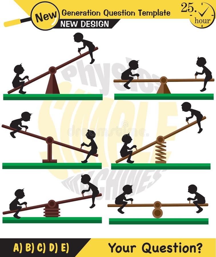 Physics, Lever Examples Vector Illustration, Simple Machines, Next ...