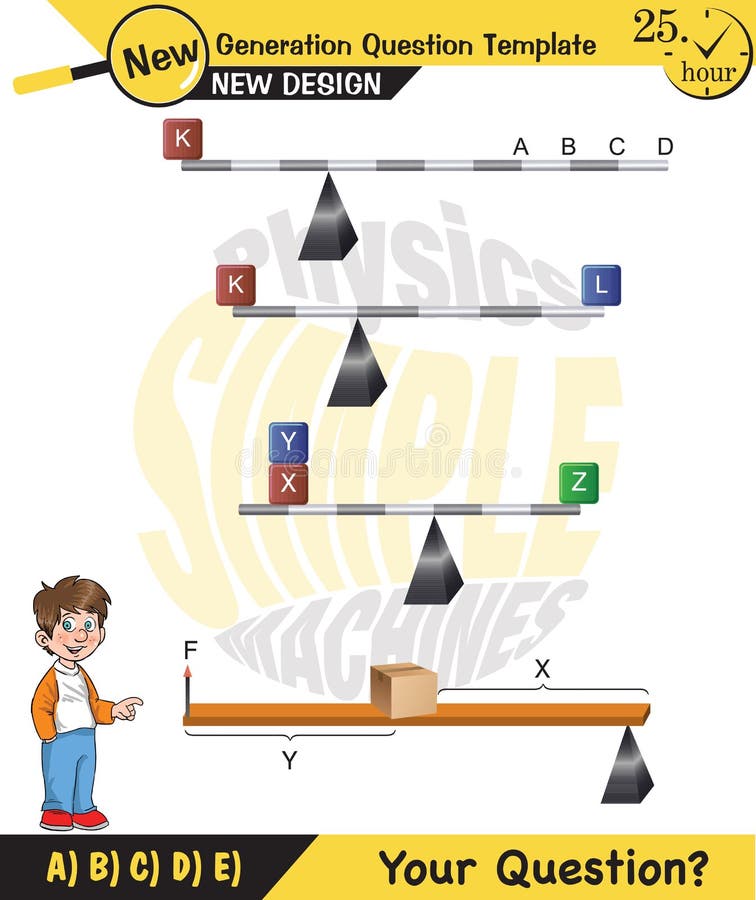Physics, Lever Examples Vector Illustration, Simple Machines, Next ...