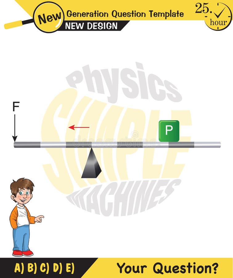 Physics, Lever Examples Vector Illustration, Simple Machines, Next ...