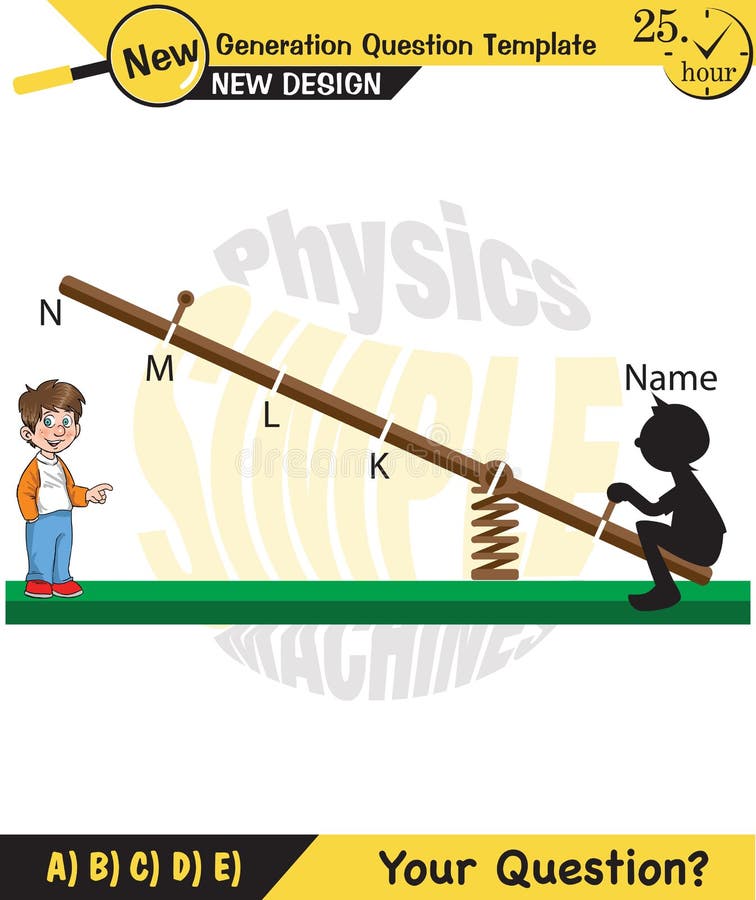 Physics, Lever Examples Vector Illustration, Simple Machines, Next ...