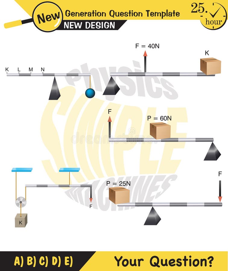 Physics, Lever Examples Vector Illustration, Simple Machines, Next ...