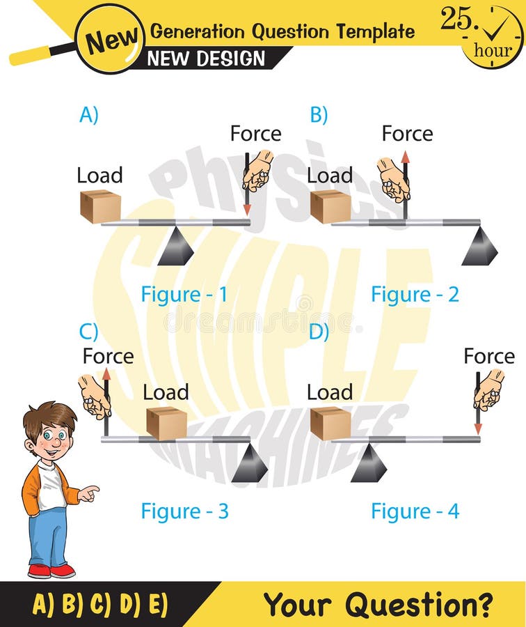Physics, Lever Examples Vector Illustration, Simple Machines, Next ...
