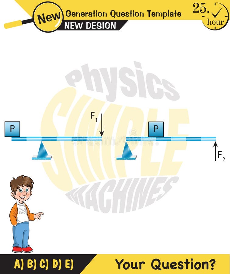 Physics, Lever Examples Vector Illustration, Simple Machines, Next ...