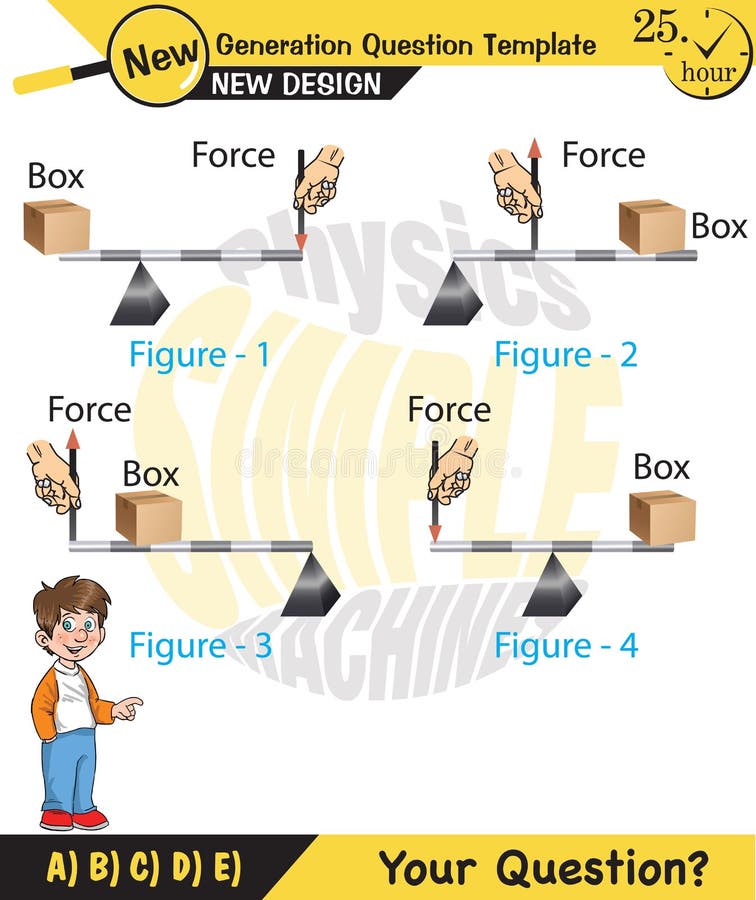 Physics, Lever Examples Vector Illustration, Simple Machines, Next ...