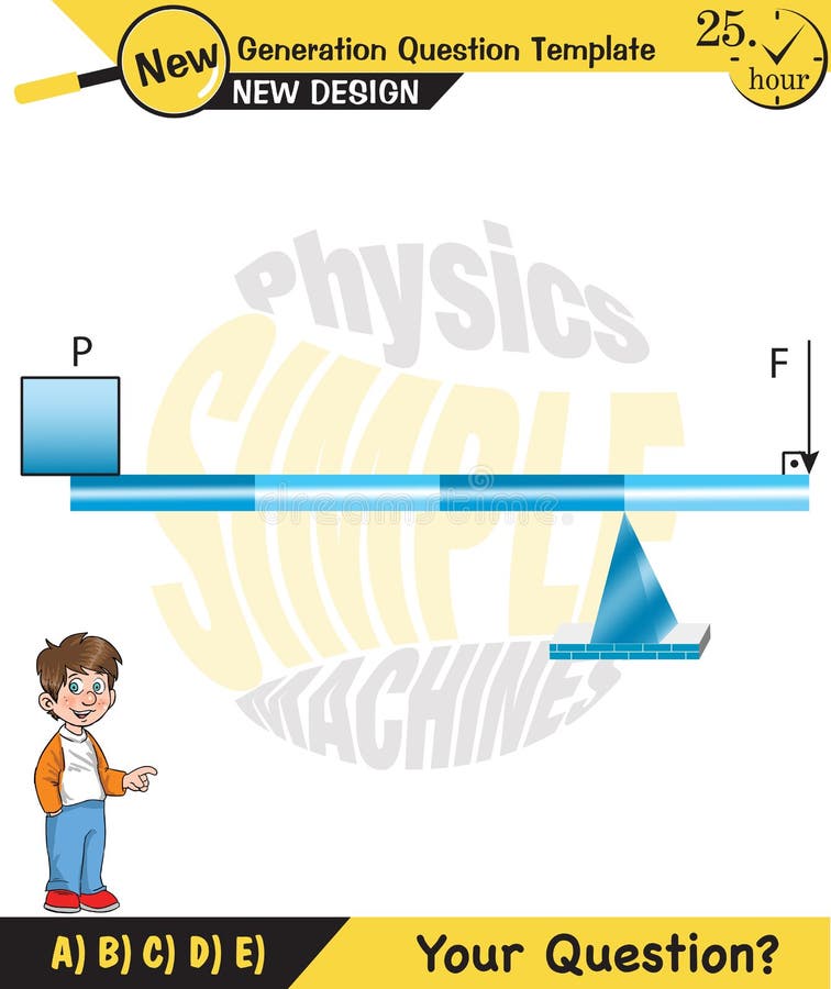 Physics, Lever Examples Vector Illustration, Simple Machines, Next ...