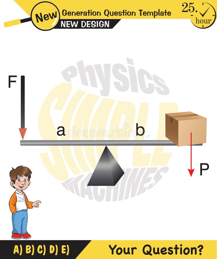 Physics, Lever Examples Vector Illustration, Simple Machines, Next ...
