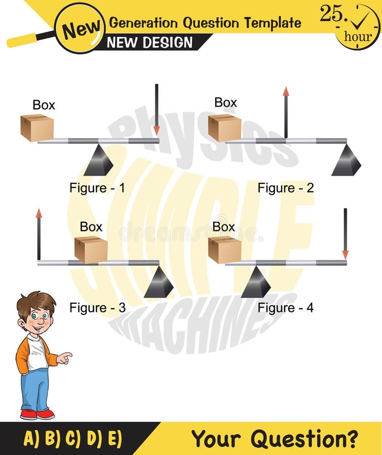 Physics, Lever Examples Vector Illustration, Simple Machines, Next ...
