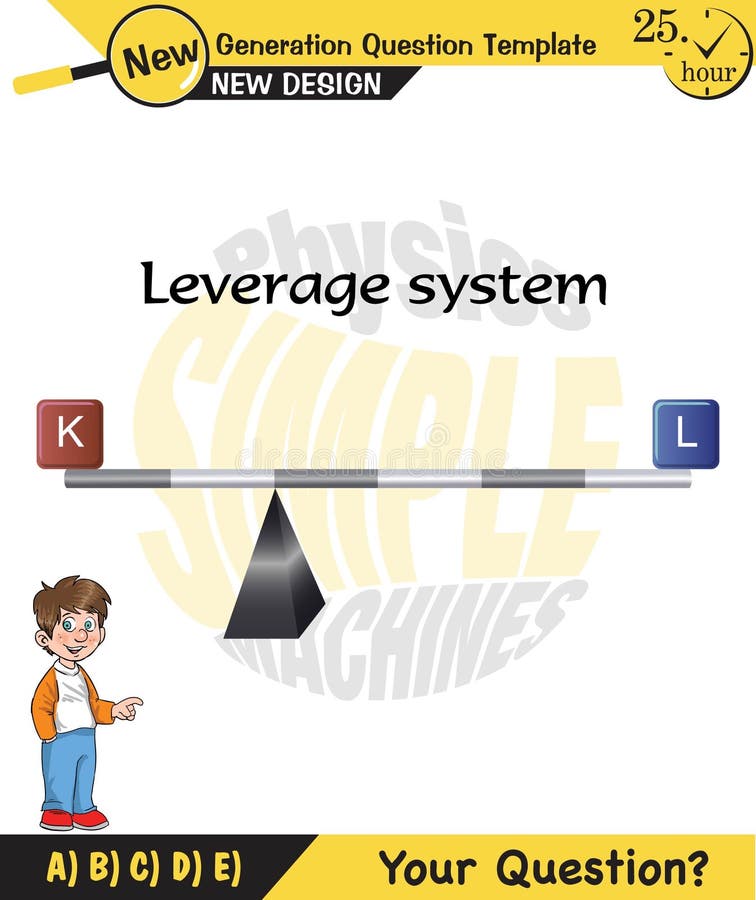 Physics, Lever Examples Vector Illustration, Simple Machines, Next ...