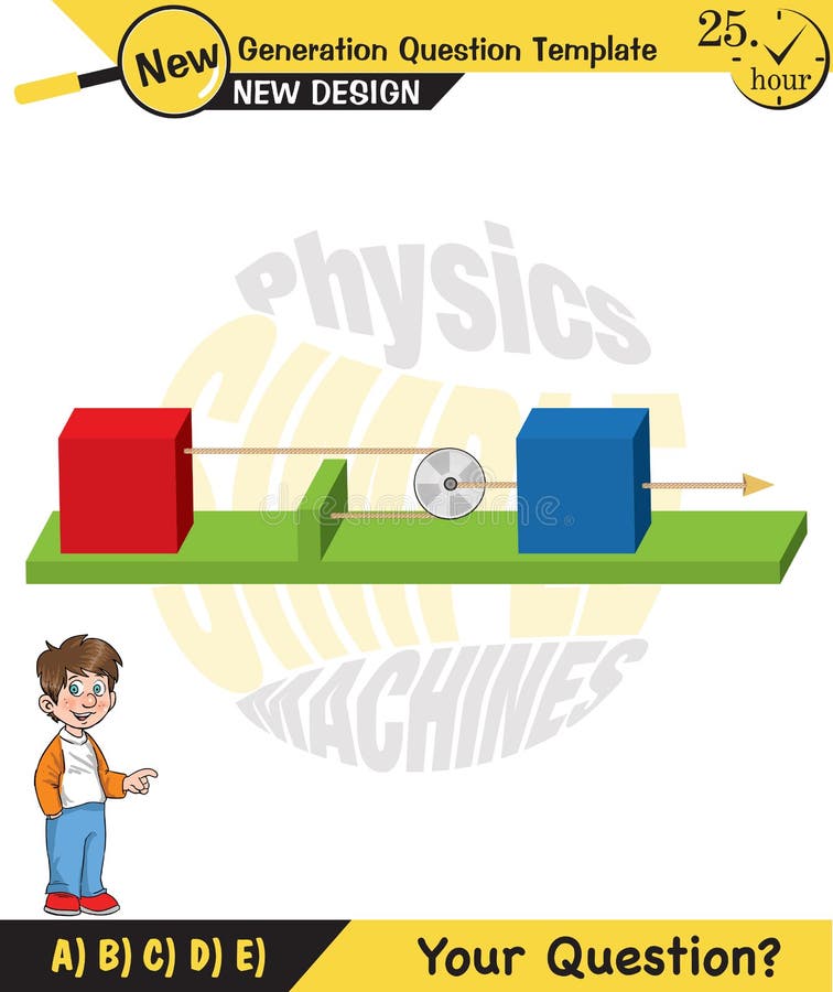 Physics, Science Experiments on Force and Motion with Pulley, Pulley ...