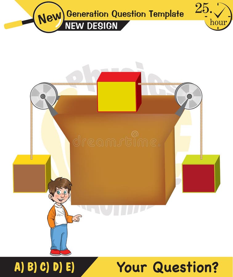 Physics, Science Experiments on Force and Motion with Pulley, Pulley ...