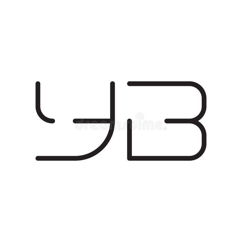 Yb Initial Letter Vector Logo Icon Stock Vector - Illustration of ...