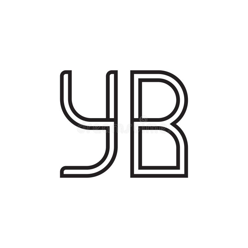 Yb Initial Letter Vector Logo Icon Stock Vector - Illustration of ...