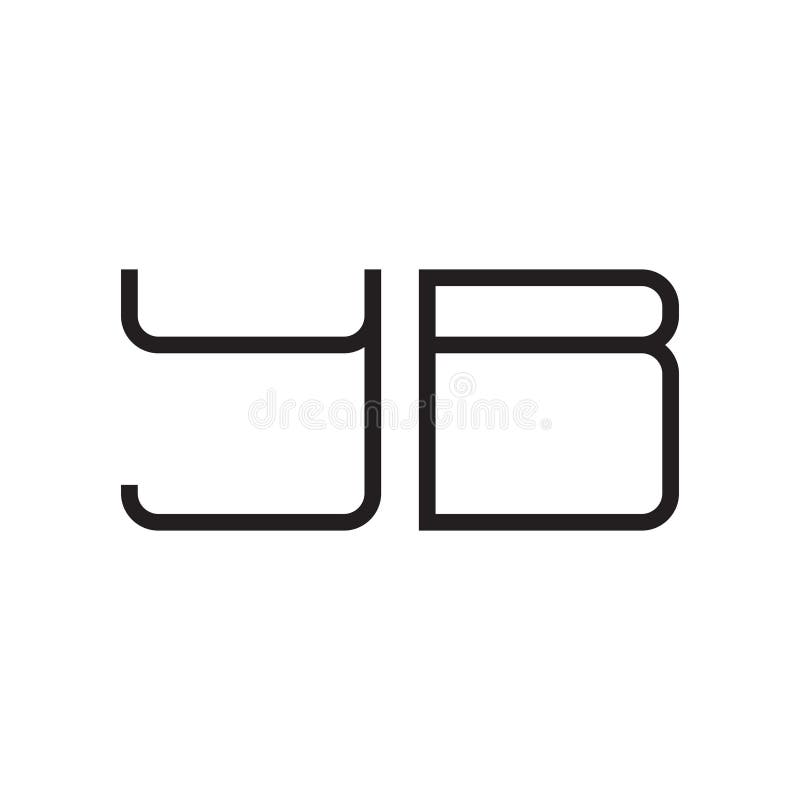 Yb Initial Letter Vector Logo Icon Stock Vector - Illustration of ...
