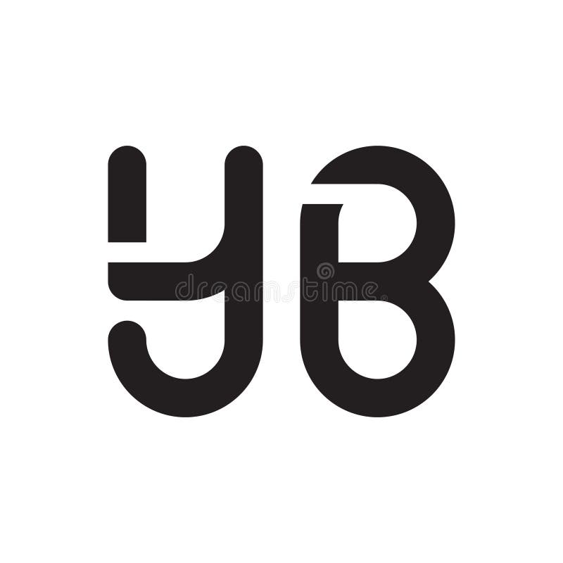 Yb Initial Letter Vector Logo Icon Stock Vector - Illustration of ...