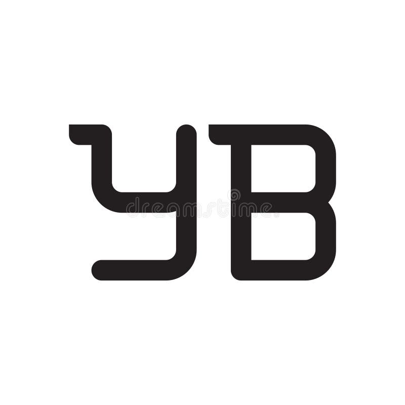 Yb Initial Letter Vector Logo Icon Stock Vector - Illustration of ...