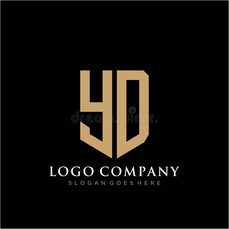 YD Letter Logo Icon Design Template Elements Stock Vector ...