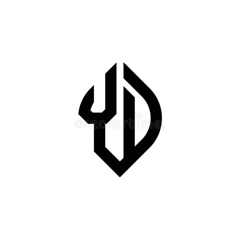 YD Logo Monogram Geometric Shape Style Stock Vector - Illustration of ...