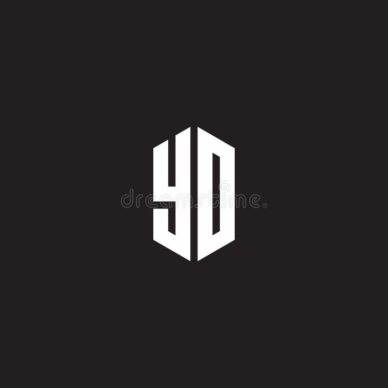 YD Logo Monogram with Hexagon Shape Style Design Template Stock Vector ...