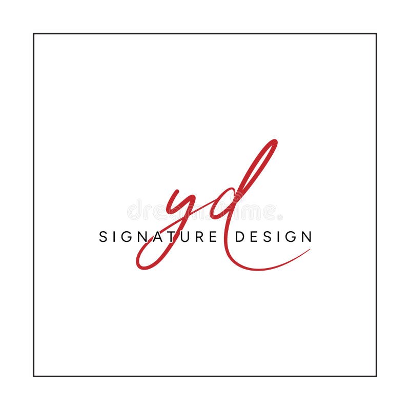 YD Minimal Vector Logo - Simple Business Logo for Monogram Y and D ...