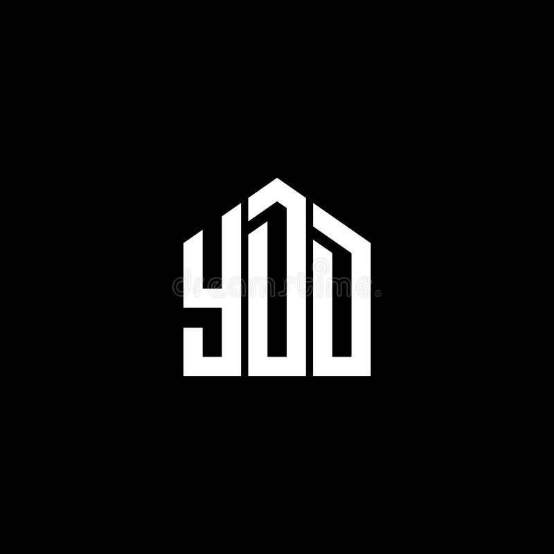 YDD Letter Logo Design on BLACK Background. YDD Creative Initials ...