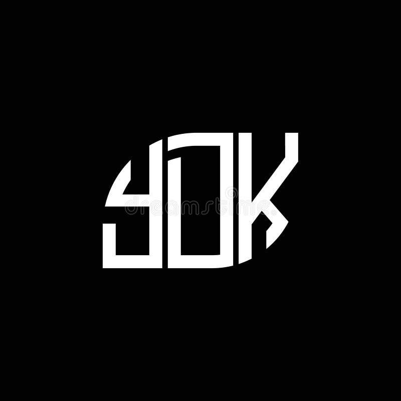 YDK Letter Logo Design on White Background. YDK Creative Initials ...