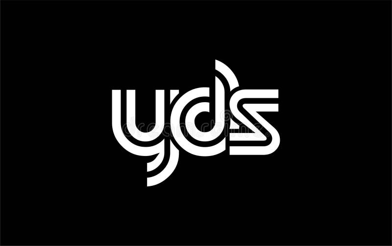 YDS Creative Unique Modern Letter Logo Design Stock Illustration ...