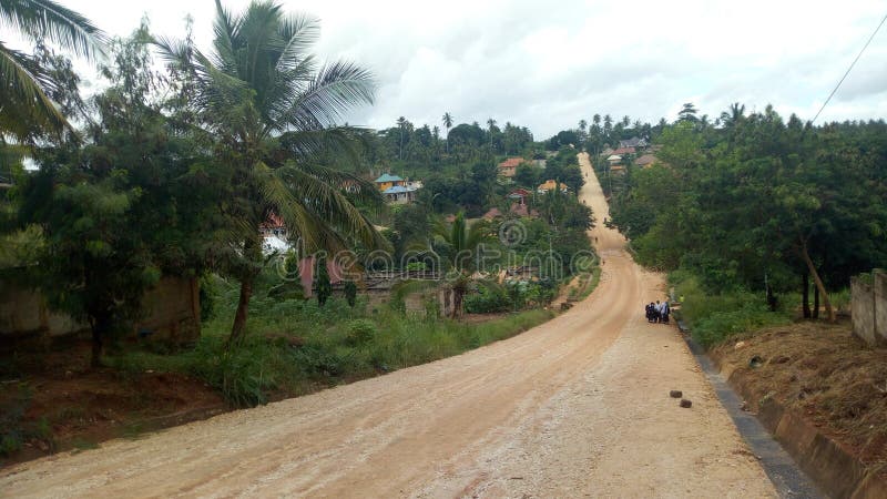 Big Road stock image. Image of village, trail, soil - 217429639
