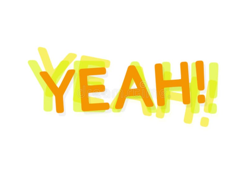 Boo Yeah Text stock vector. Illustration of yeah, comic - 20083908