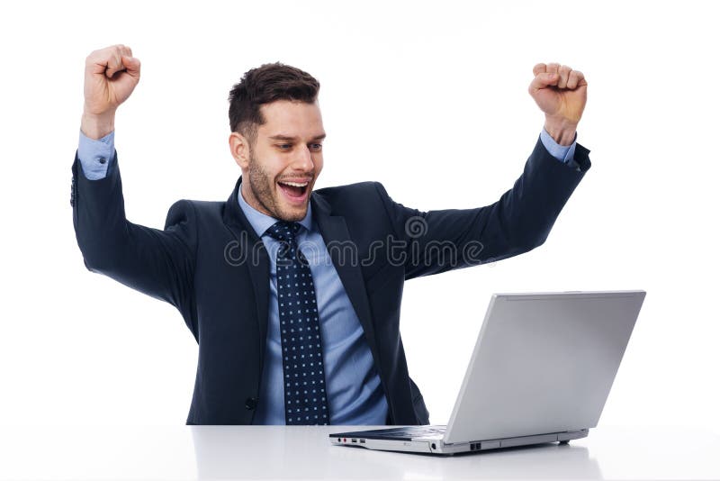 Yeah, it works! stock photo. Image of enjoyment, looking - 30600224