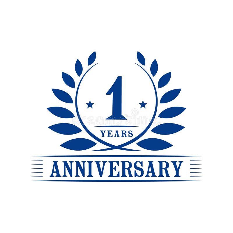 First Anniversary Logo Stock Illustrations – 1,809 First Anniversary ...