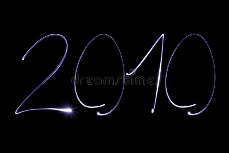 Year 2010 stock illustration. Illustration of party, midnight - 10982016