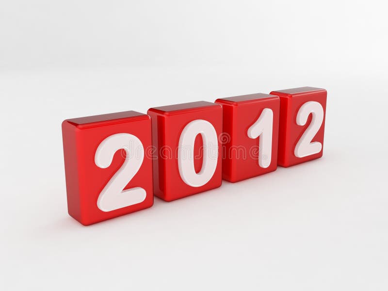 Year 2012 stock illustration. Illustration of glossy - 21409019