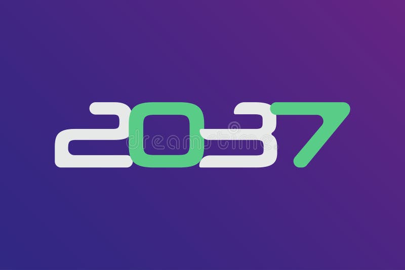 2037 Calendar with the Weeks Start on Sunday Stock Vector ...