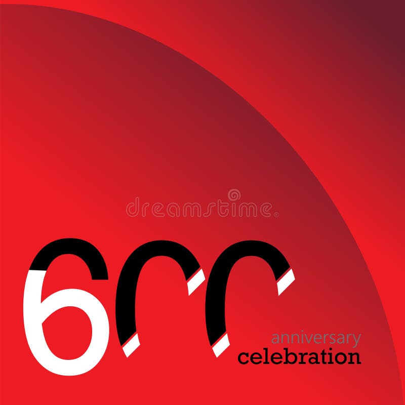 600 Year Anniversary Celebration Vector Design Template Illustration ...