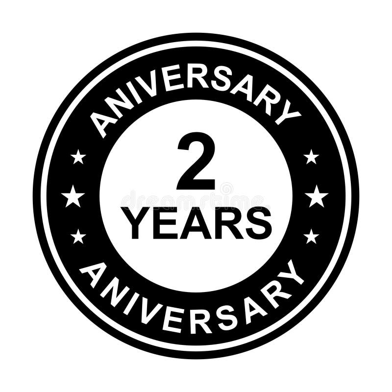 2 Year Anniversary Gold Icon Vector for Graphic Design, Logo, Website ... 2 Year Anniversary Gold Icon Vector for Graphic Design, Logo, Website ...