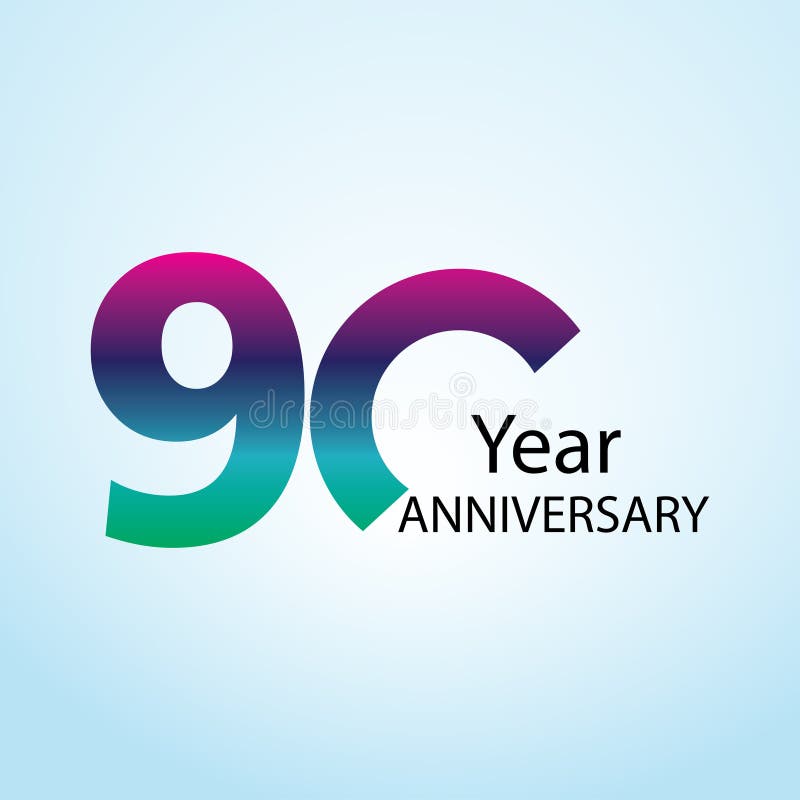 Year Anniversary Logo Vector Template Design Illustration Stock Vector ...
