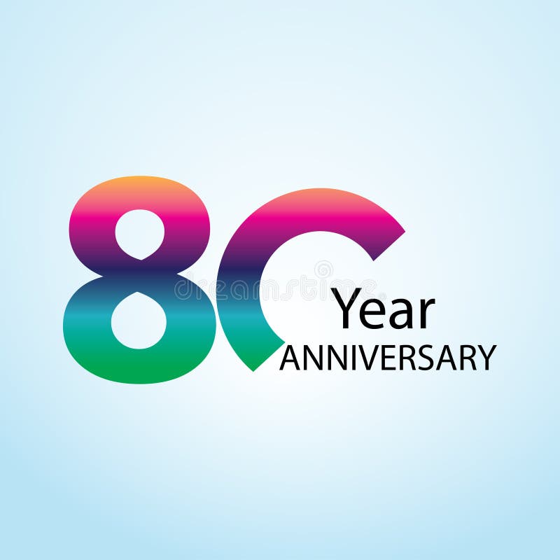Year Anniversary Logo Vector Template Design Illustration Stock ...