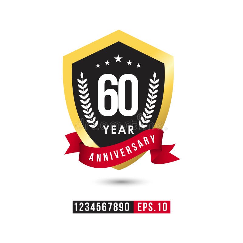 60 Year Anniversary Vector Stock Illustrations – 2,052 60 Year ...